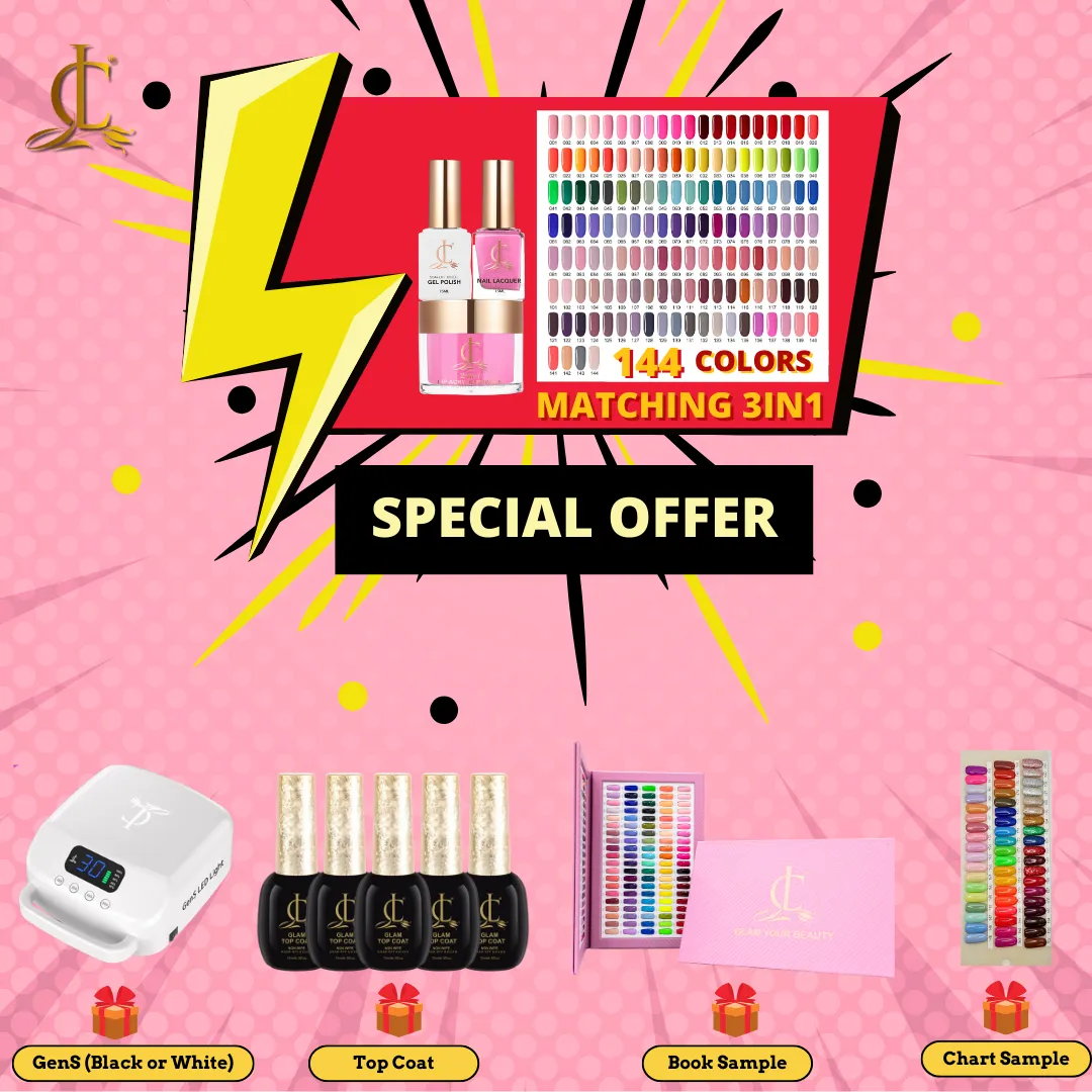 Glam your beauty Matching CL144 COLORS - Cllam Supply