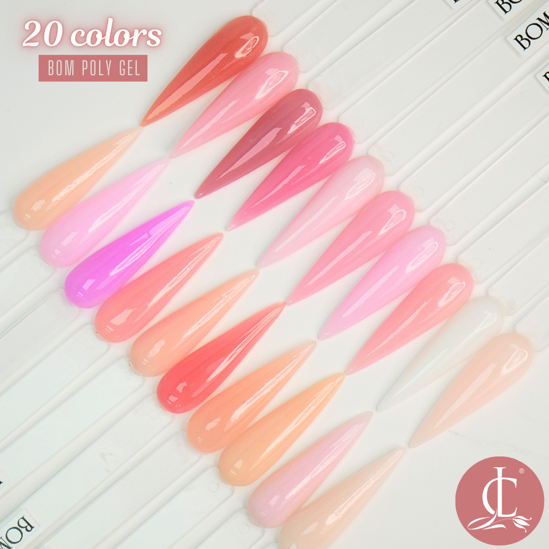 Bom Poly Gel Two Sets Combo - Cllam Supply